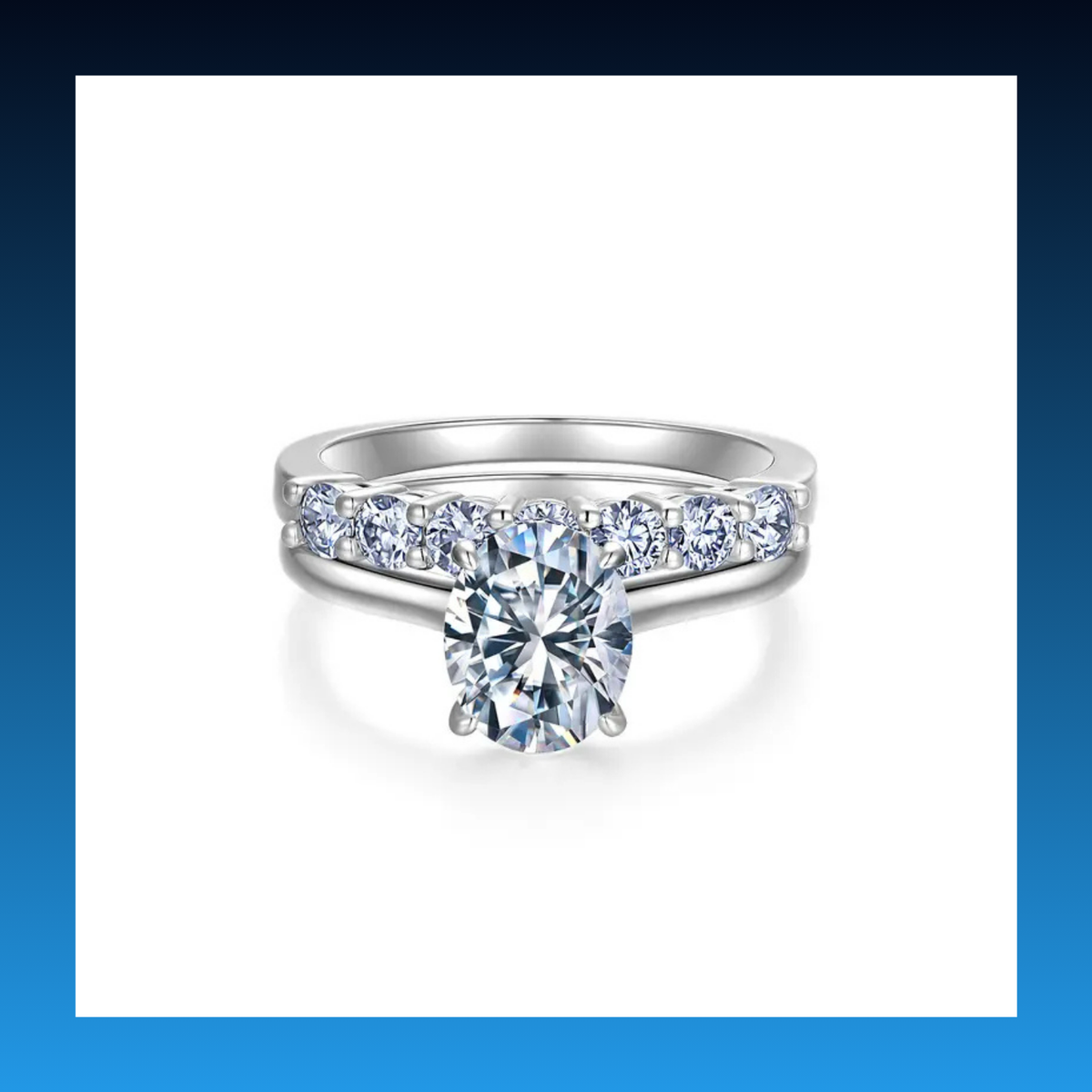 Lab Diamond VVS Moissanite Ring – Vizoya Rewards