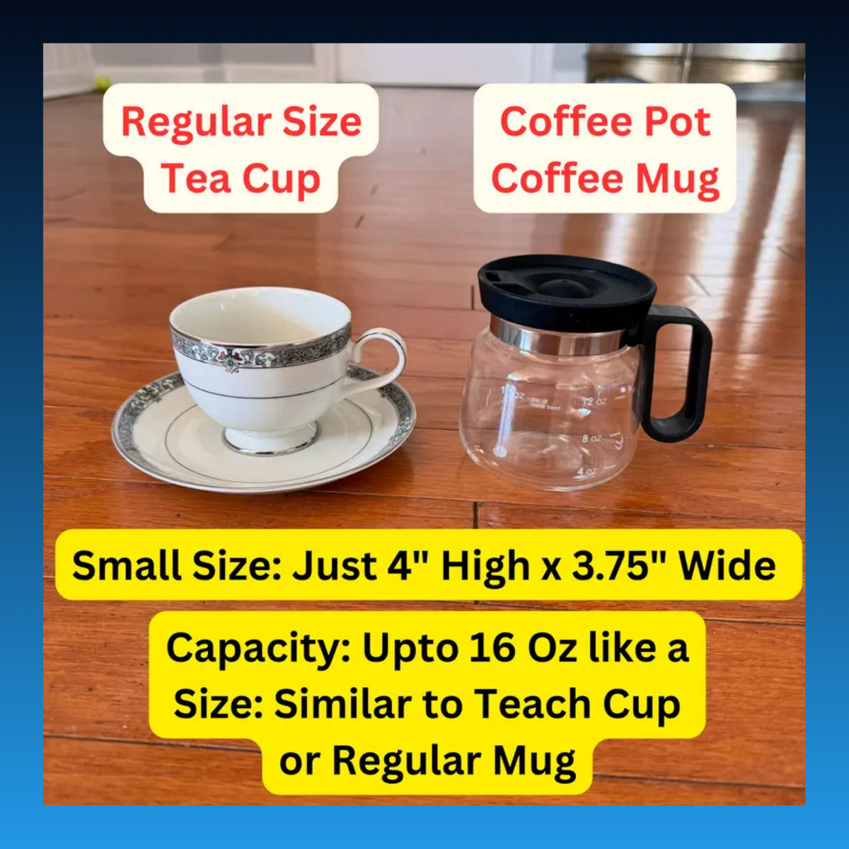 Coffee Mug in Coffee Pot Shape – Vizoya Rewards