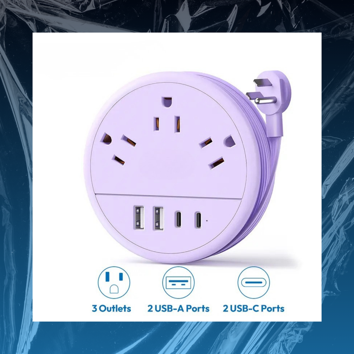 All-In-One Flat Cord Power Strip – Vizoya Rewards